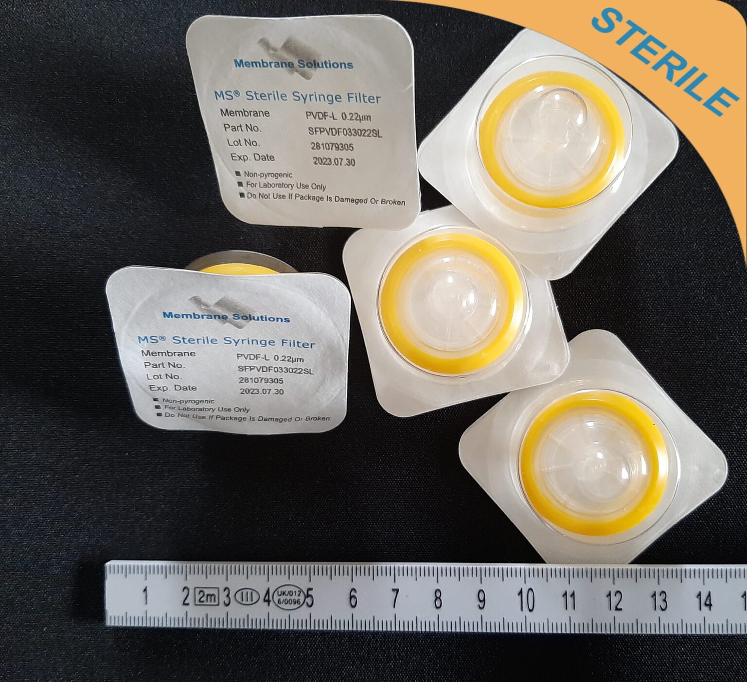 33mm Syringe Filter 0.22µm Polyvinylidene Fluoride (PVDF) Sterile - The ...