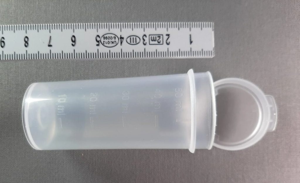 50ml Attached Flip Top Container Polypropylene (PP) Natural - The ...